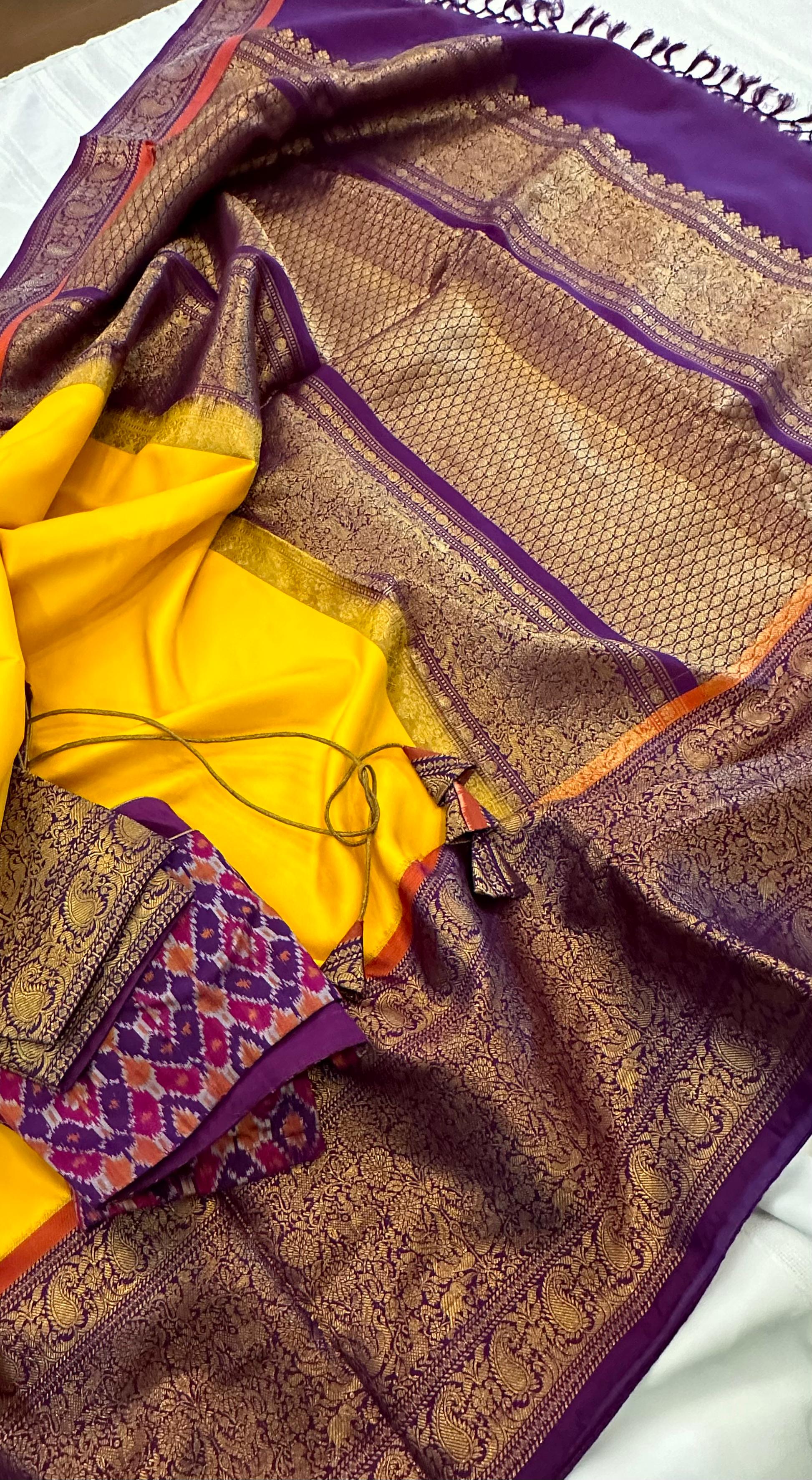 What is a Twill weave ? Twill weave kanchi border. – Shruthi's sarees
